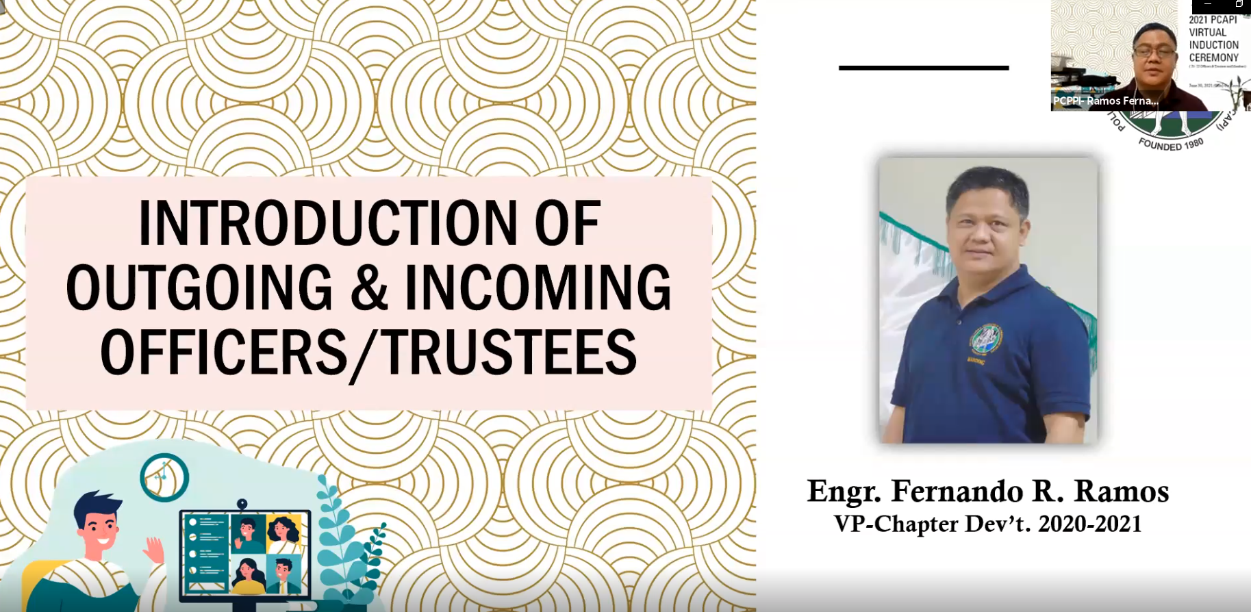 2021 PCAPI Virtual Induction Ceremony - PCAPI