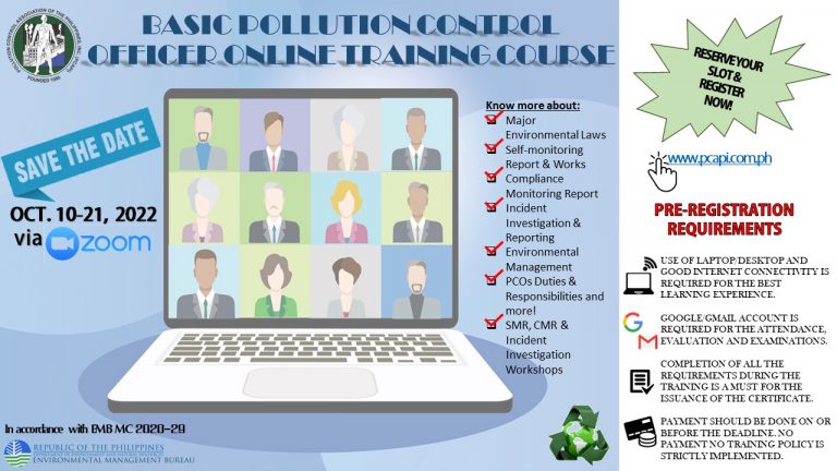 40 HOURS BASIC POLLUTION CONTROL OFFICERS ONLINE TRAINING COURSE ...