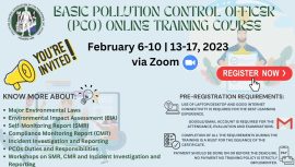 40 HOURS BASIC POLLUTION CONTROL OFFICERS ONLINE TRAINING COURSE ...