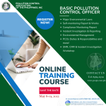 40 HOURS BASIC POLLUTION CONTROL OFFICERS ONLINE TRAINING COURSE (MAY ...