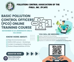 40 HOURS BASIC POLLUTION CONTROL OFFICERS ONLINE TRAINING COURSE ...
